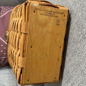 Longaberger | Bags | Rare Signed Vintage Longaberger 997 Shoulder Purse ...